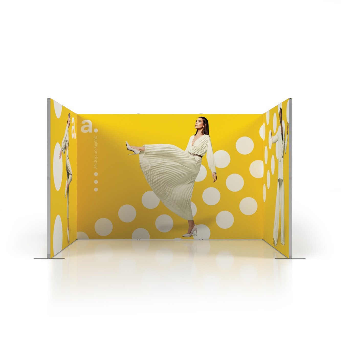 Standartiniai ekonominiai parodų stendai FOLDABLE